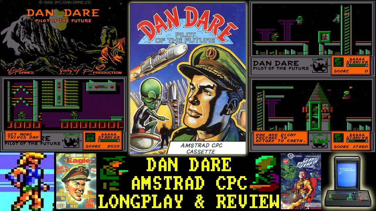 [AMSTRAD CPC] Dan Dare III (The Escape) - Longplay & Review | Retrounlim