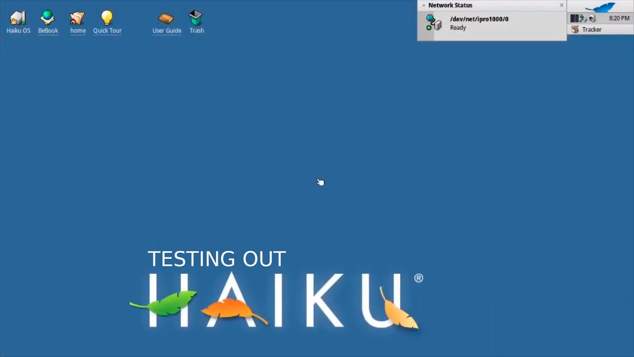 Haiku OS QEMU KVM Test With Pop!OS On My Ryzen5 2500U Mini PC ...
