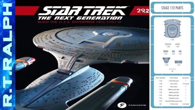Star Trek: Build The Enterprise D. Stage 29.2 Assembly. By Fanhome ...